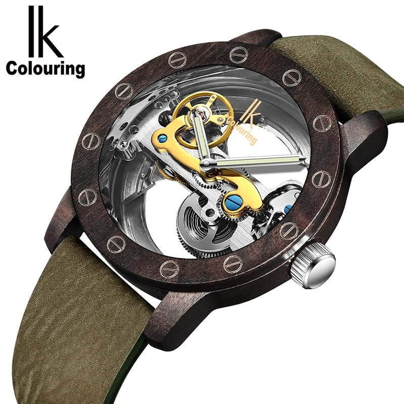 IK-Colouring-Automatic-Watch-for-Men-Mechanical-Wristwatches-Wood-Watch ...