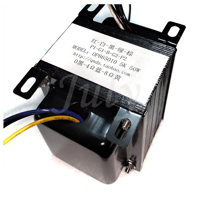 5K:0-4Ω-8Ω 50W ultra-linear push-pull output transformer, EL34/KT88 6L6/5881 amplifier output ...