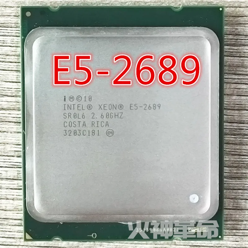 인텔 제온 E5 2689 LGA 2011 2.6GHz 8 코어 16 스레드 CPU 프로세서 E5 2689 2689|CPU ...