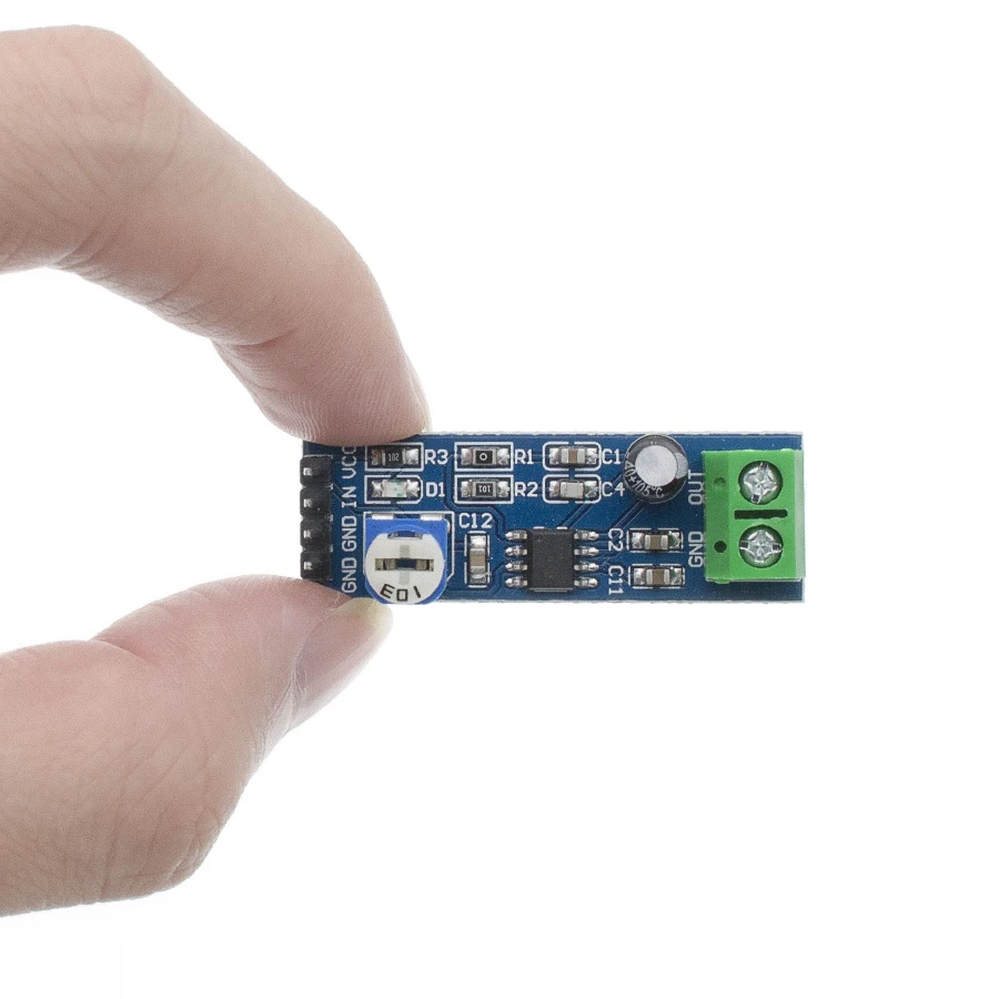 LM386 audio power amplifier module 200 times gain amplifier board mono ...