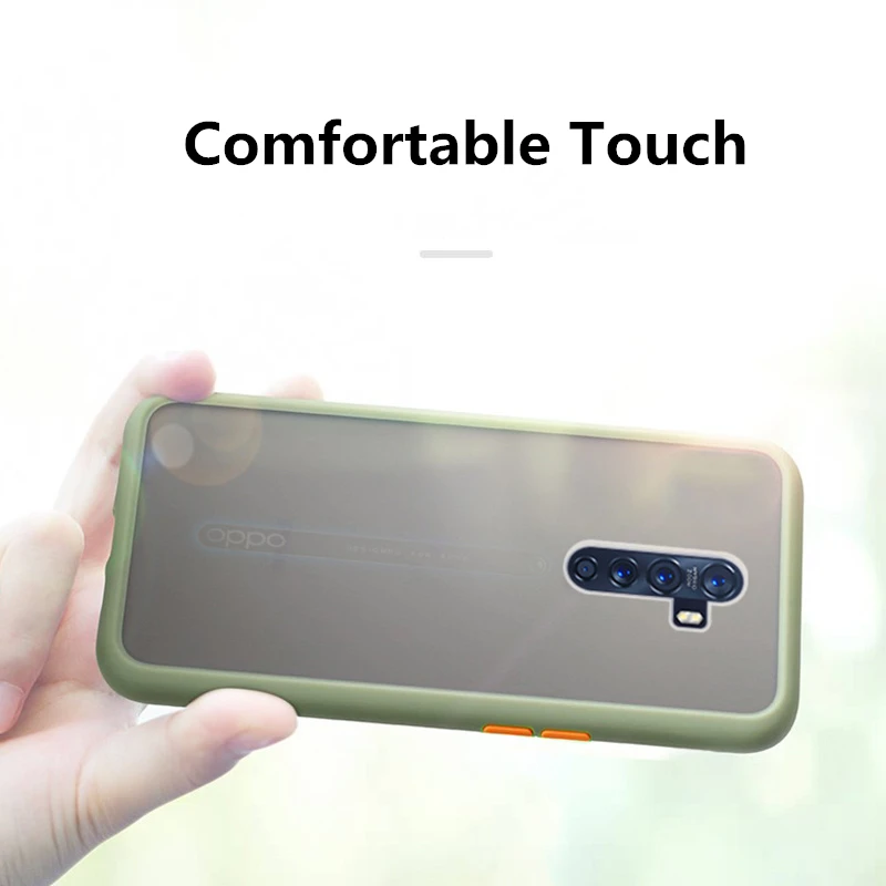 Frosted Translucent Case For OPPO Reno 2Z 2F 2 Z 10X Zoom Phone Case ...