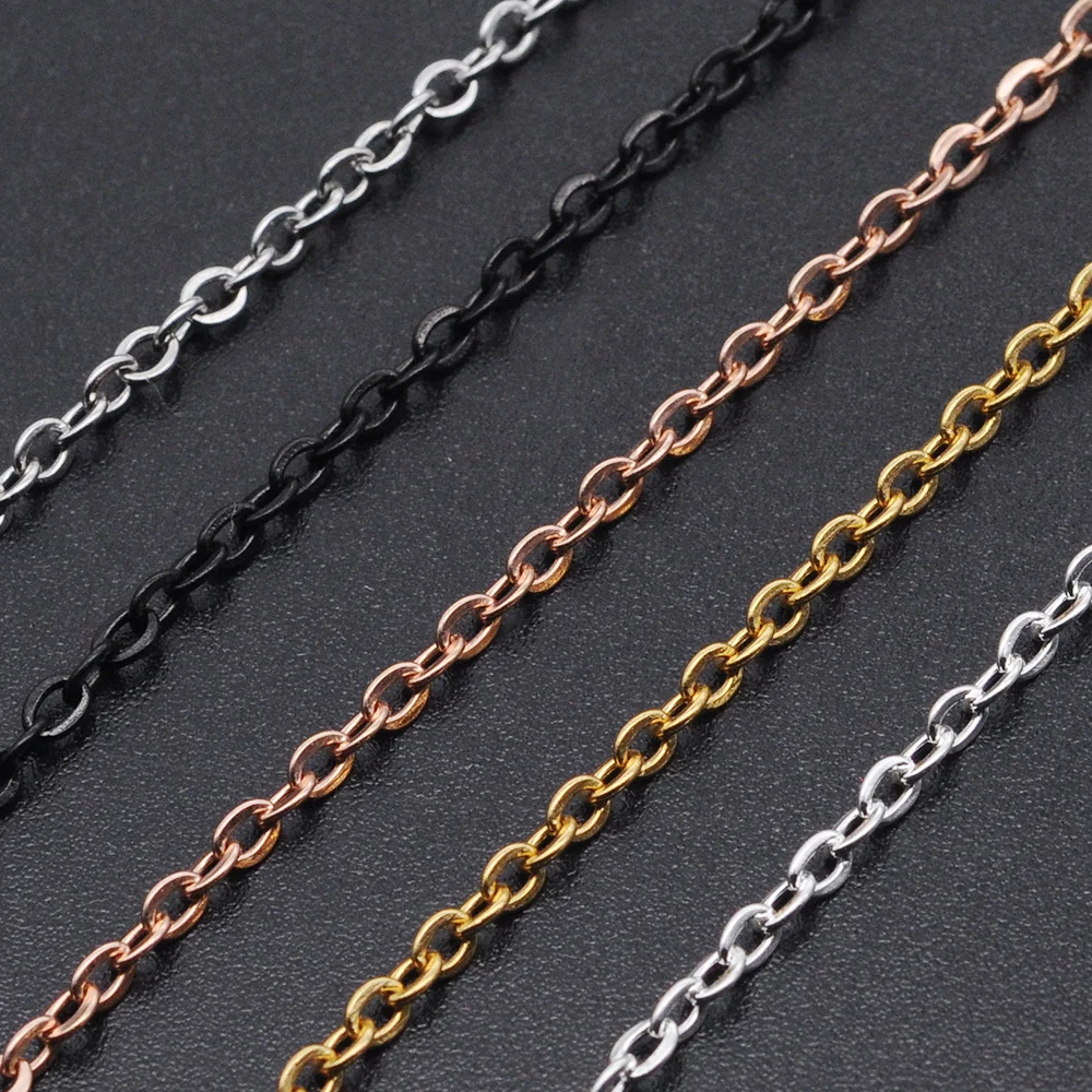 2-Meters-Stainless-Steel-2x2-5mm-Thickness-Link-Chain-Wholesale ...