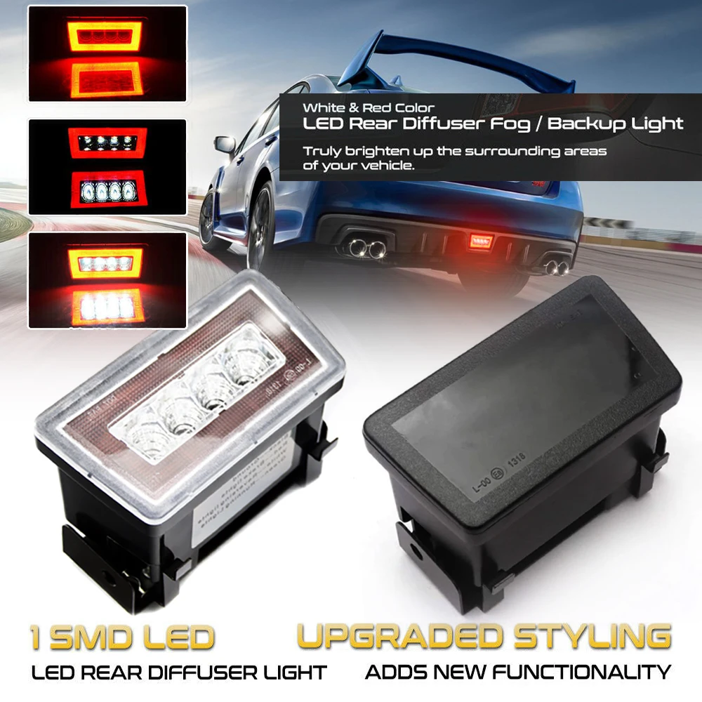 F1-Style-LED-Dark-Smoked-Brake-Tail-Light-Lamp-For-2011-2021-Subaru ...