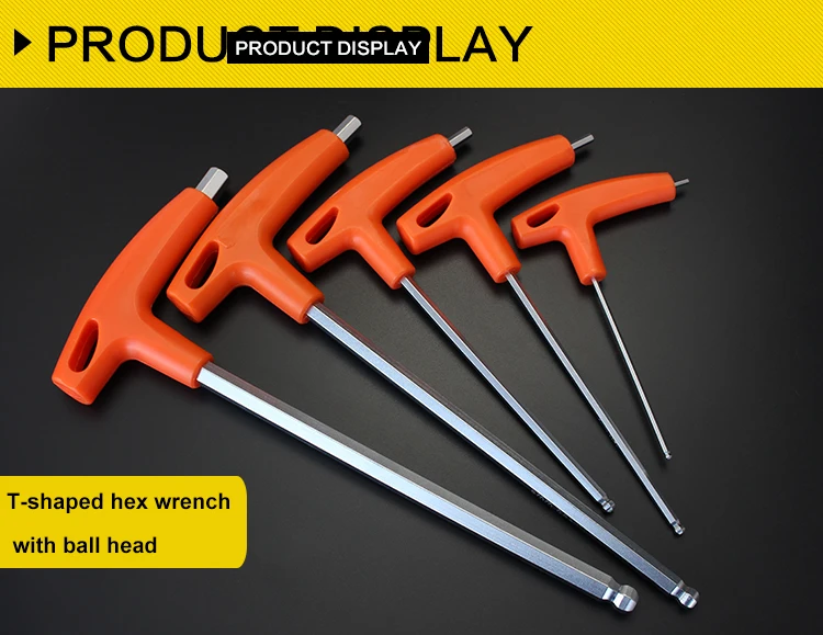 CLE A MOLETTE,Ball Head-2MM--Clé Allen en T en acier au Chrome Vanadium ...