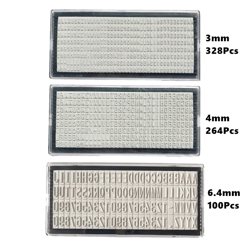 3mm-4mm-6-4mm-Stamp-Letters-Plate-Custom-Personalised-Name-Address ...