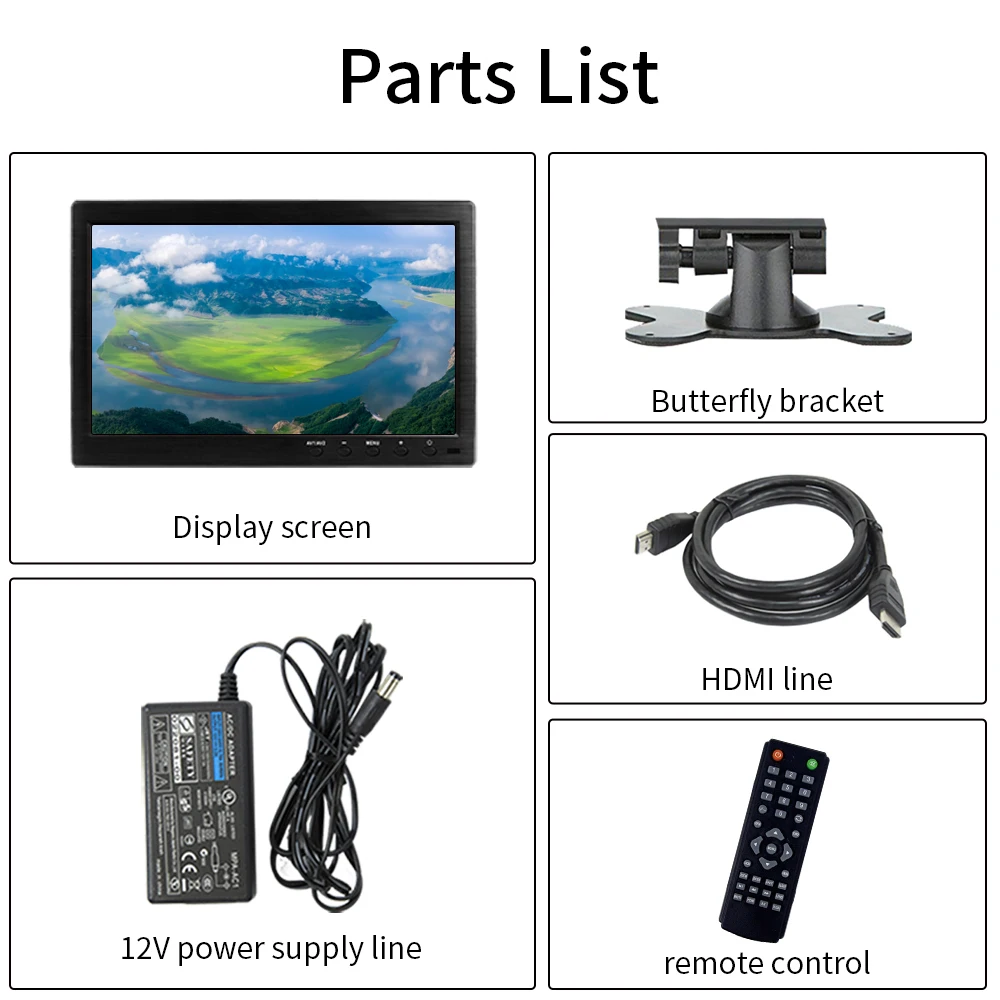 Computer Monitor Parts List