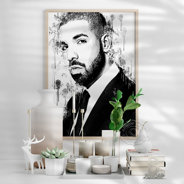 Drake Rapper Black And White