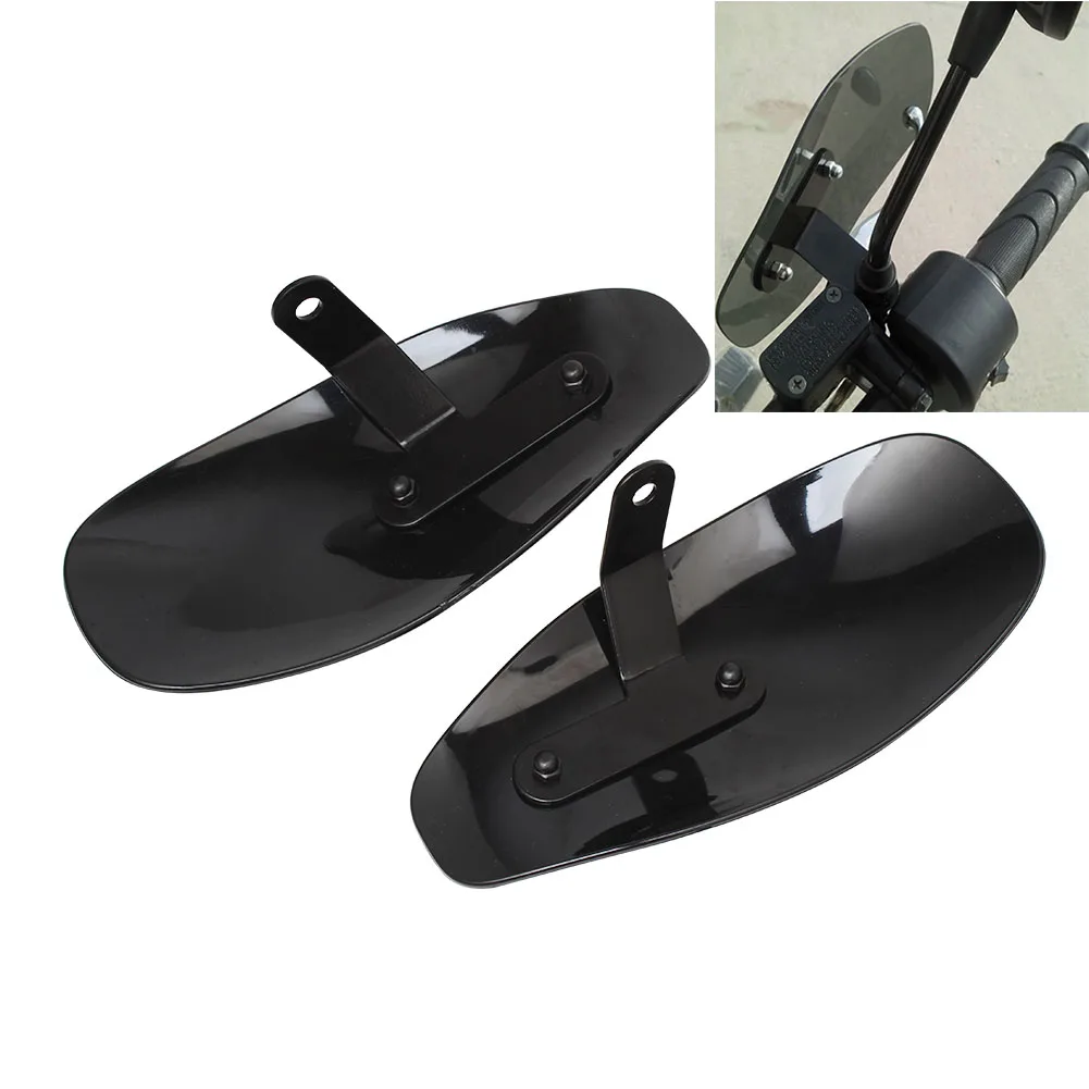 Universal Motorcycle Black Handlebar Hand Guard Handguard Wind ...