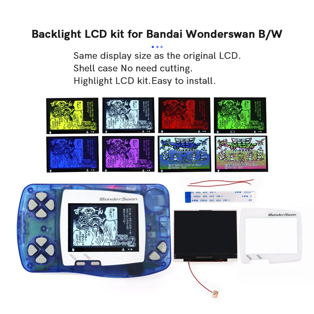Highlight WS IPS LCD Screen Kit Backlight Brightness For Bandai ...
