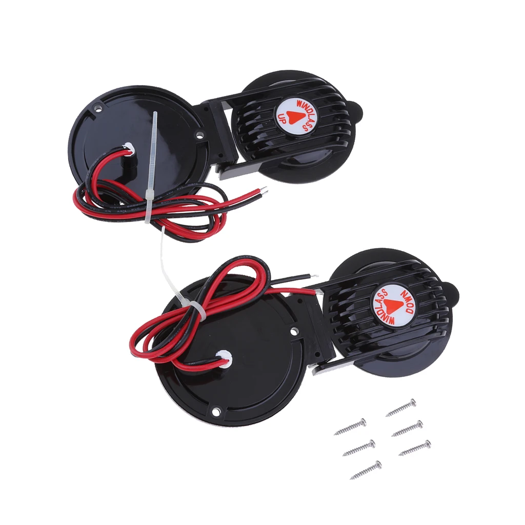 Pair Single Direction UP/DOWN Switches Anchor Winch Windlass Footswitch ...