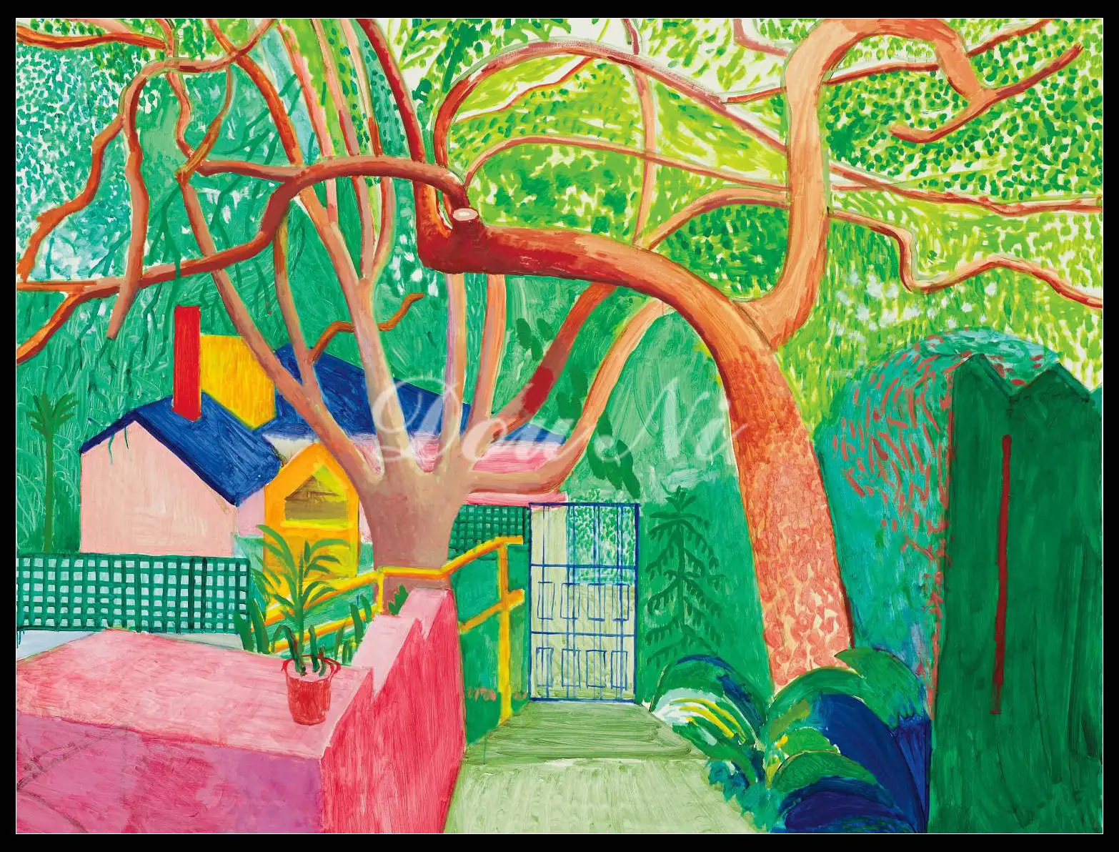 David Hockney Paintings Landscape