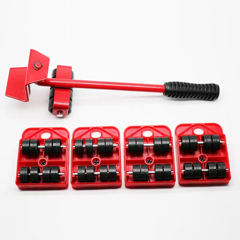 5pcs Furniture Transport Roller Set Removal Lifting Mobile Moving Tool ...