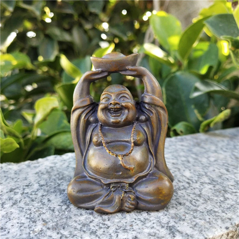 Laughing Buddha Garden Statue