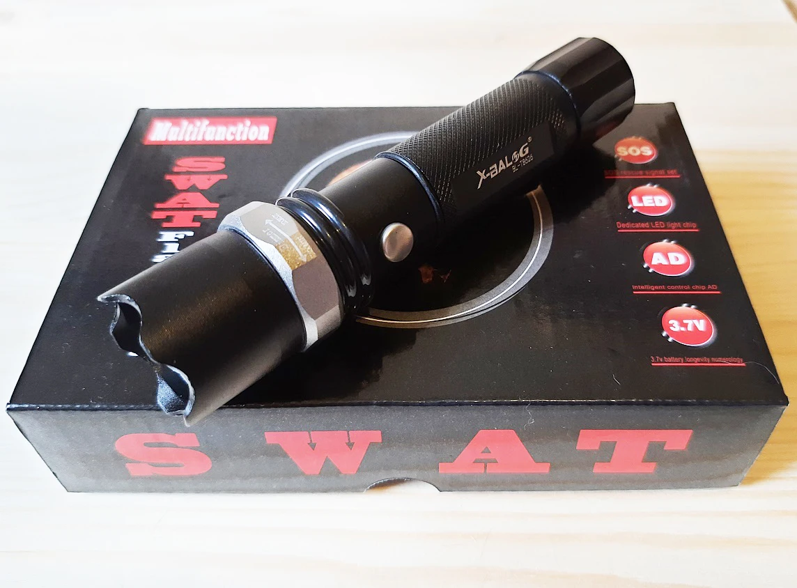 Tactical Flashlight X-balog Bl-t8626 (ultra Bright Led) - Flashlights ...