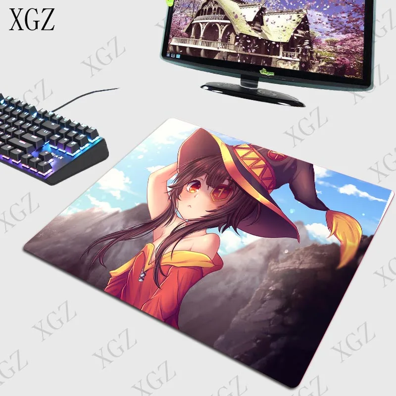 XGZ Japan Anime Megumin Large Size Waterproof Mouse Pad Rubber PC ...