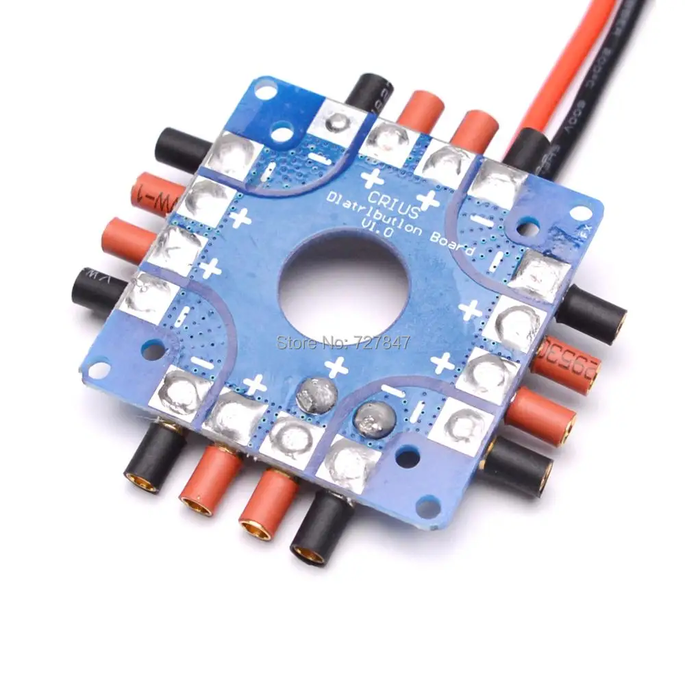 Xt60 Switch 200A Power Distribution Board For Drones - 8 XT60 Outputs ...