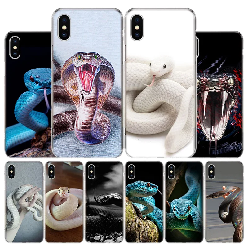 Case Iphone Leather Snake | Crocodile Snake Case Iphone 7 - Leather ...