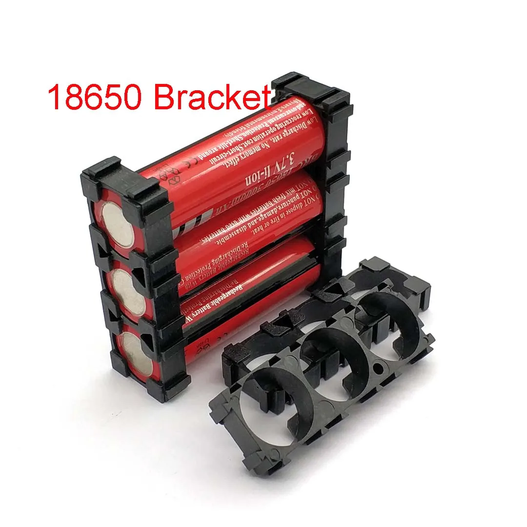 18650 Lithium Cell Cylindrical Battery Case Holder Bracket for DIY ...