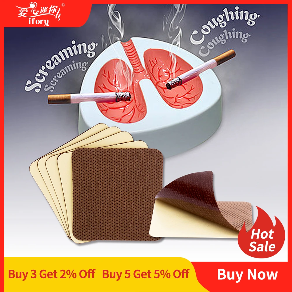 Ifory Anti Smoke Patches Natural Herbal Nicotine Patch 50 Pieces/10 ...