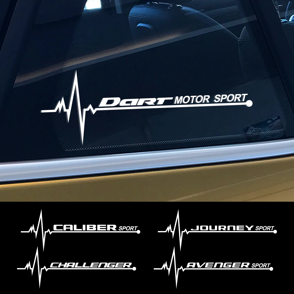 2PCS-Car-Side-Window-Stickers-For-Dodge-AVENGER-CALIBER-CARAVAN ...