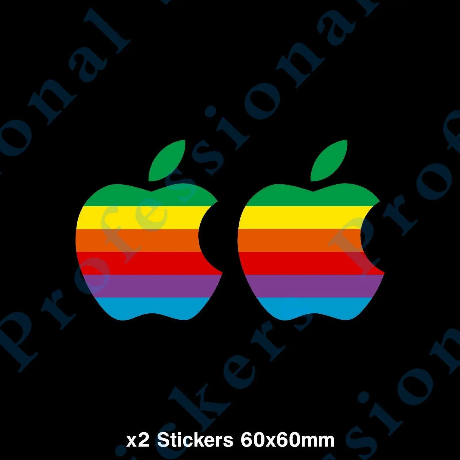 Retro Apple Logo