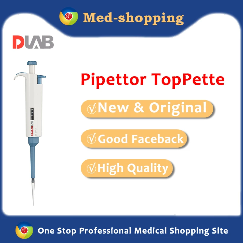 Top brand Dragonlab Original Pipettor TopPette Single Channel Pipettor ...