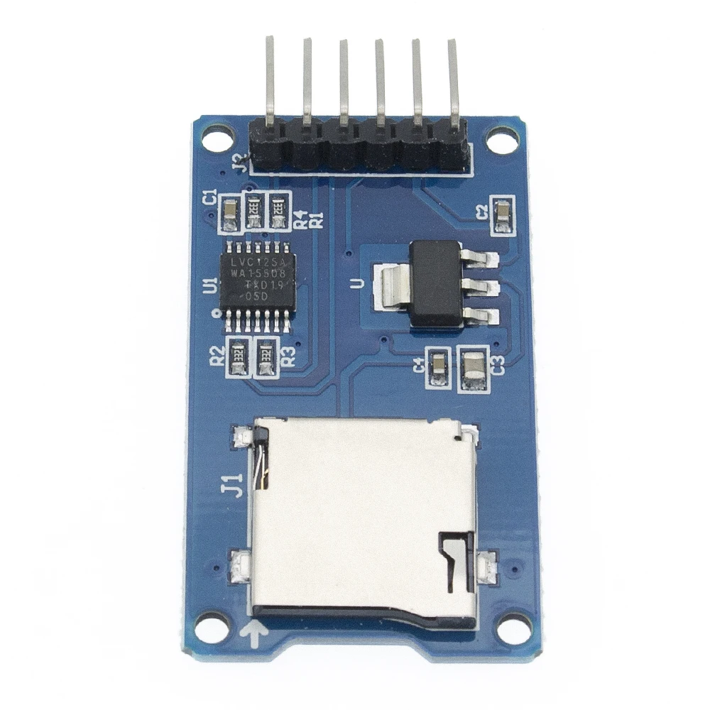1pcs Micro SD card mini TF card reader module SPI interfaces with level converter chip for ...
