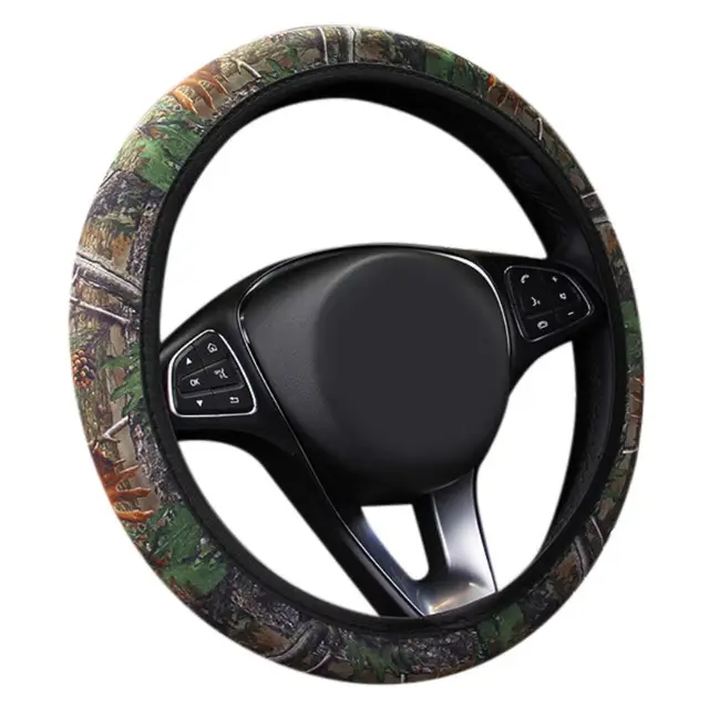 Camouflage Steering Wheel Cover Anti-Slip Excellent Grip Standard Size ...