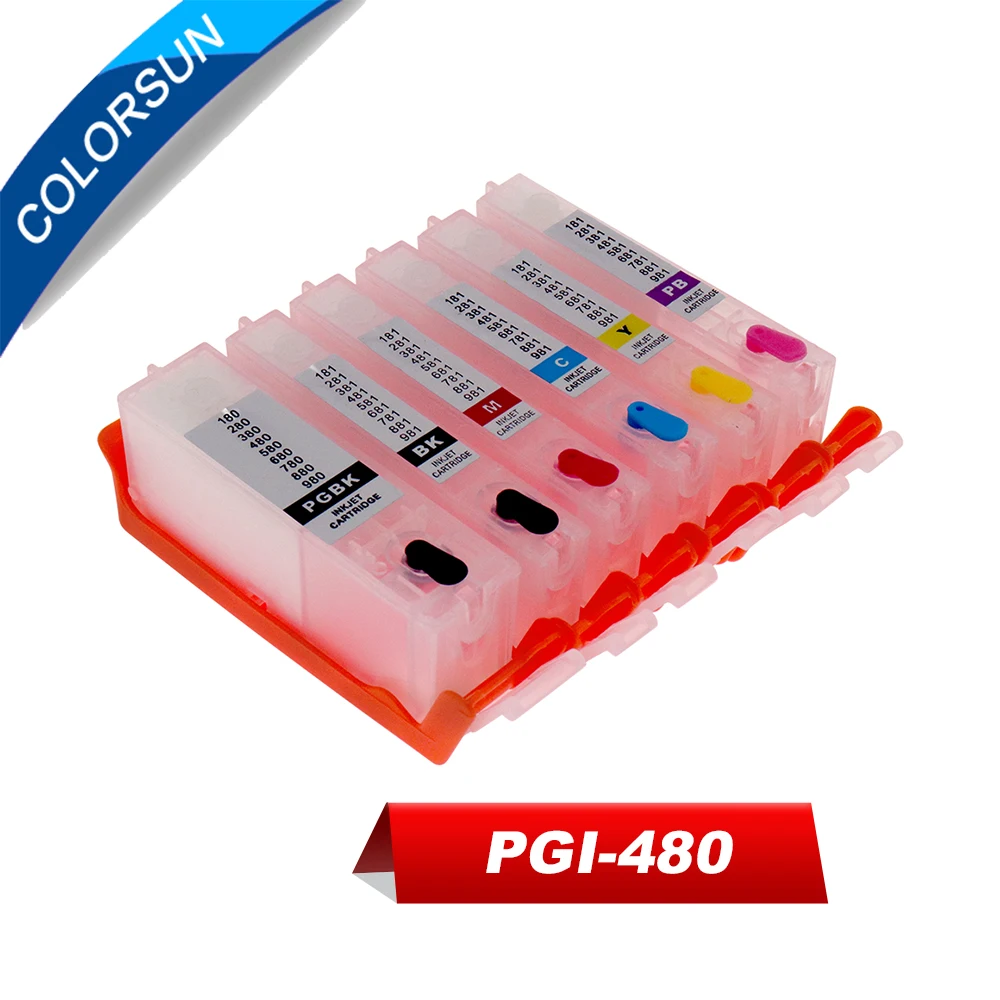 Colorsun-6-color-PGI-480-CLI-481-ink-cartridge-for-Canon-PIXMA-TS8140 ...