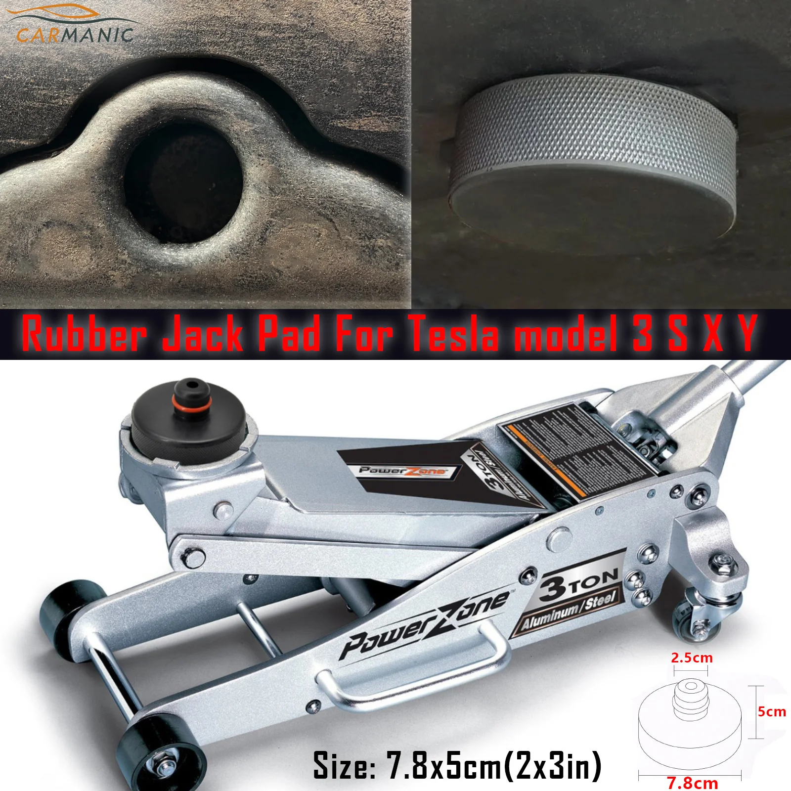 Adapter For Tesla Model 3 S X Y Tool Chassis Jacking Lifting Point ...