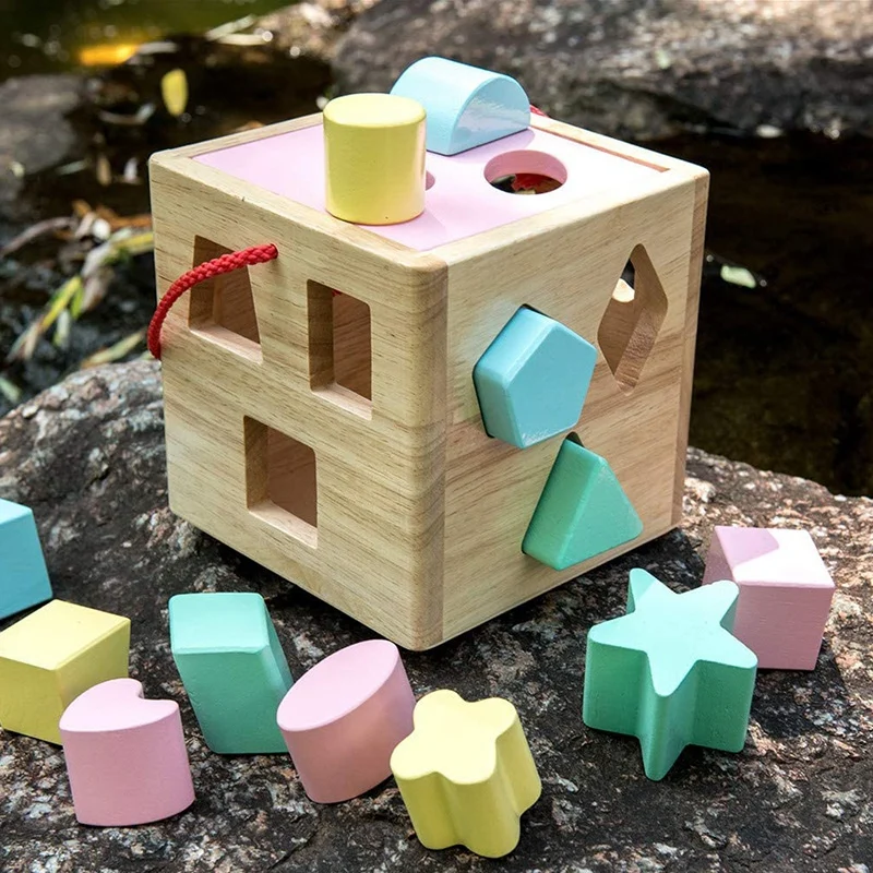 Shape Classification Box Toys Children Color Recognition Cover for ...