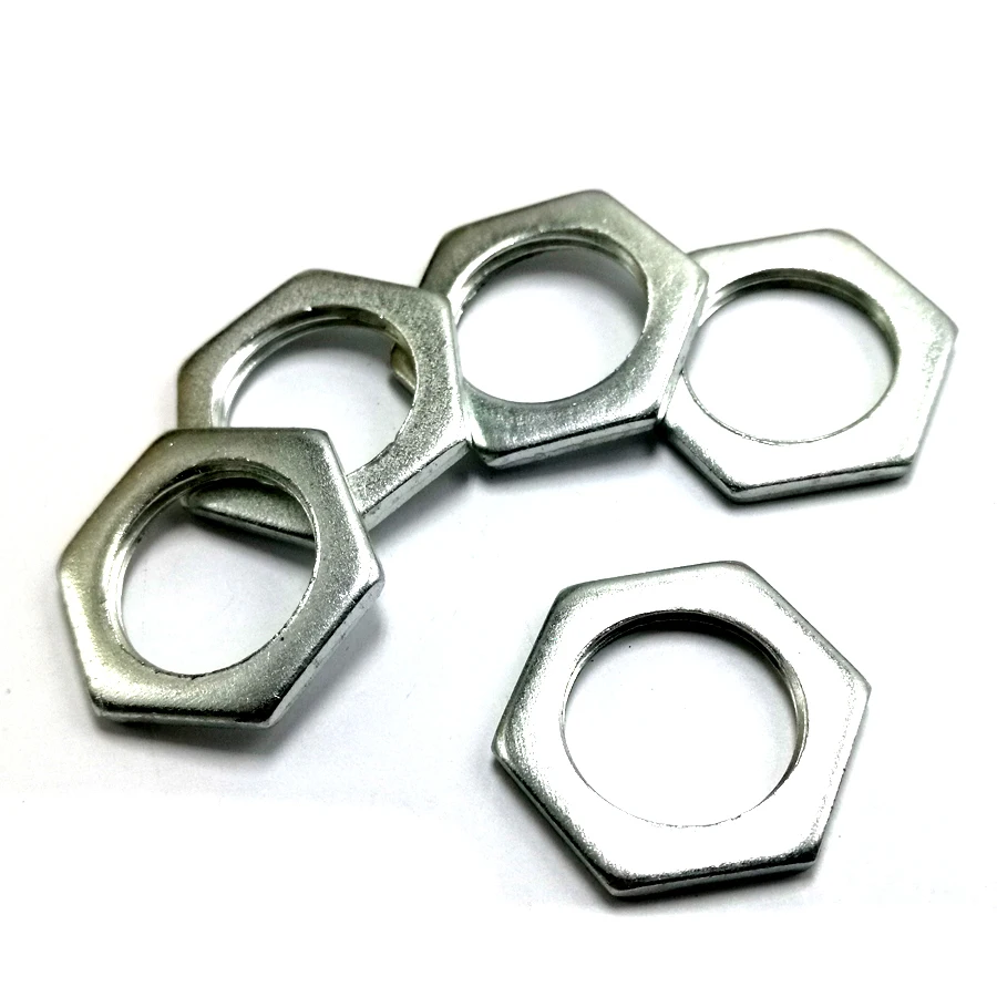 M6-M24-Hexagon-Thin-Nuts-Carbon-Steel-Fine-Thread-Thin-Nut-M6-M7-M8-M9 ...