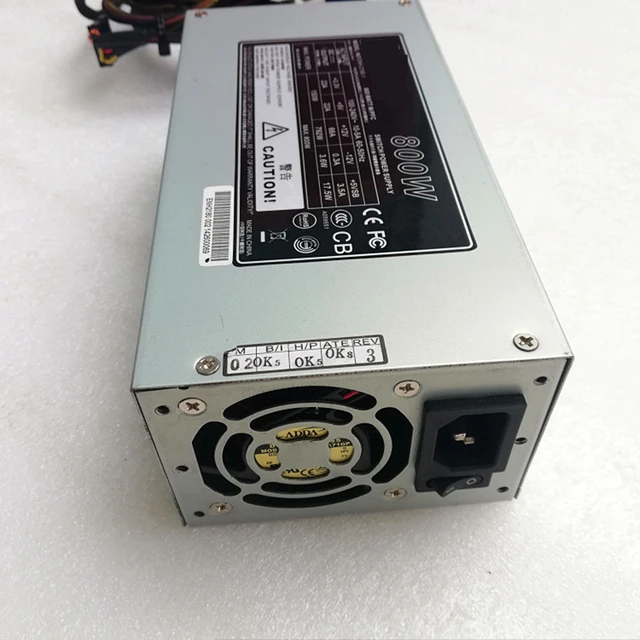 Original PSU For Enhance 2U 800W Switching Power Supply ENH-2180-1 ...
