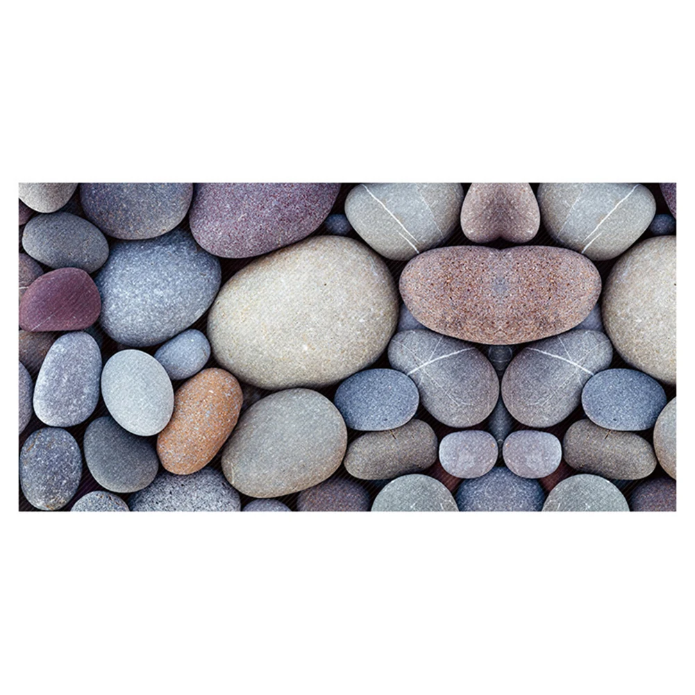 3D Cobblestone Floor Sticker Mural Decals Wall Decor DIY Modern Art ...