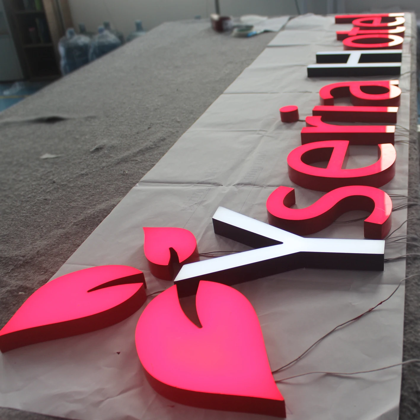 Customized-Face-Lit-Lighting-Signage-Outdoor-Front-Luminous-Acrylic ...