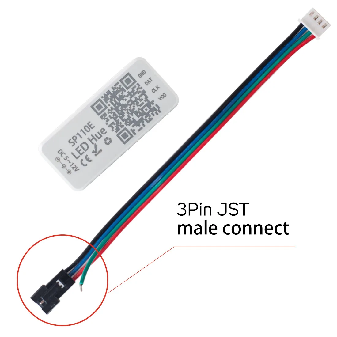 SP110E SP501E RGB LED Pixel Controller For WS2811 WS2812B SK6812 Strip ...