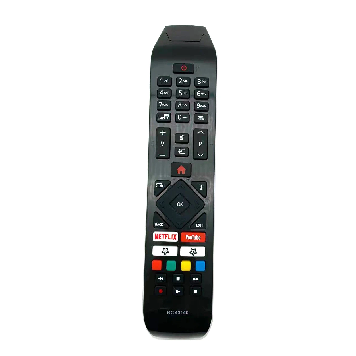Remote Control For Hitachi Rc-43141 Rc-43140 24hb21j65u 43hk25t74ua ...