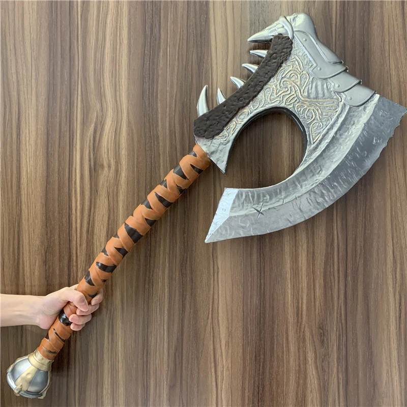 Big 82cm Cosplay Axe War Beast Axe Prop Weapon Role Playing Game Movie ...