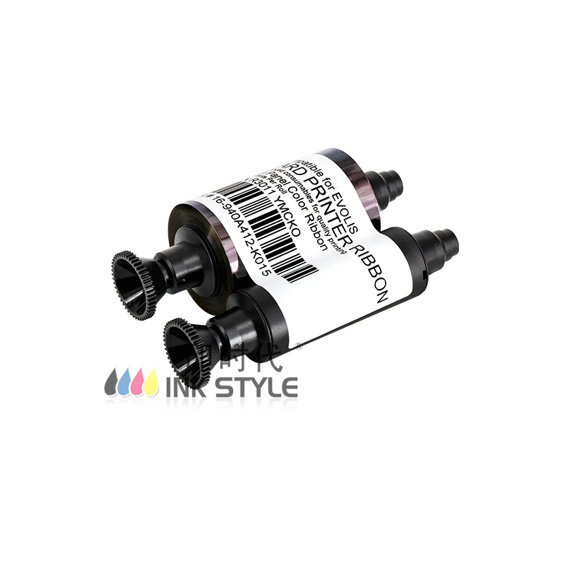 Pack of 5pcs R3011 YMCKO 200prints Color Ribbon for Evolis Pebble4 ...