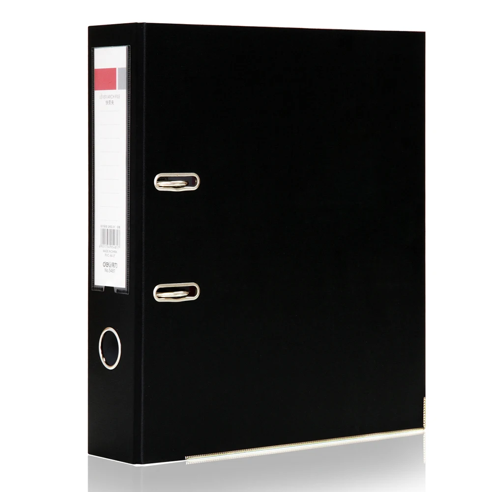 A4 Kraft Paper File Folder Loose Leaf Binder Office Metting File Pocket 