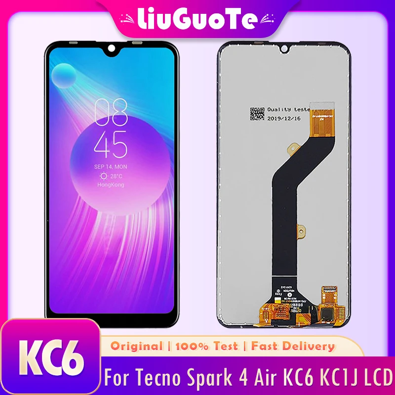 6.1" Original For Tecno Spark4 Spark 4 Air KC6 KC1J LCD Display Touch ...