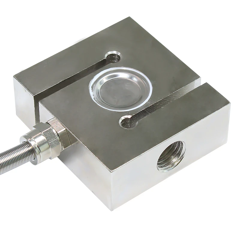 Decent Double Way Pressure Pull Force S type Load Cell Sensor Weighing Transducer Stress Tension ...