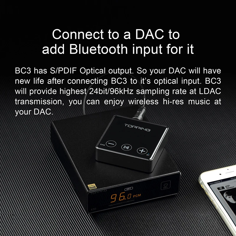TOPPING BC3 Bluetooth LDAC receiver