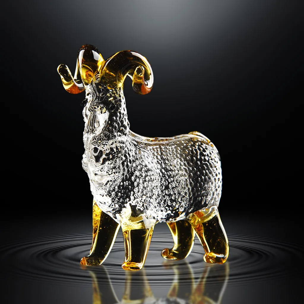 Home Decor Crystal Sheep Wedding Decor Paperweight Figurine Gift Crafts ...