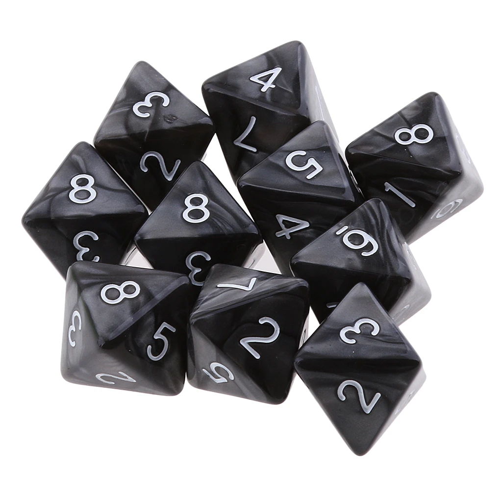 Polyhedral Dice | Board Game Dice | Games Dice Set | Dnd Dice Set | 8 ...
