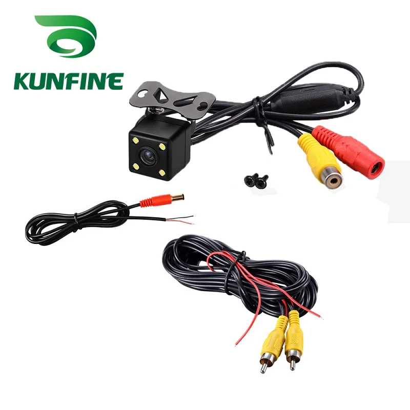 Universal Wire Rear View Camera With 4 Led Car Back Reverse Camera Rca ...