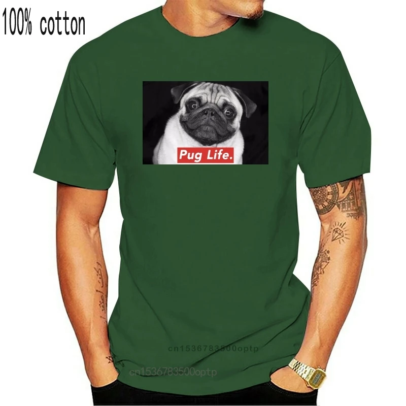 Camiseta de algodón para rapero de Pug Life, camiseta divertida de ...