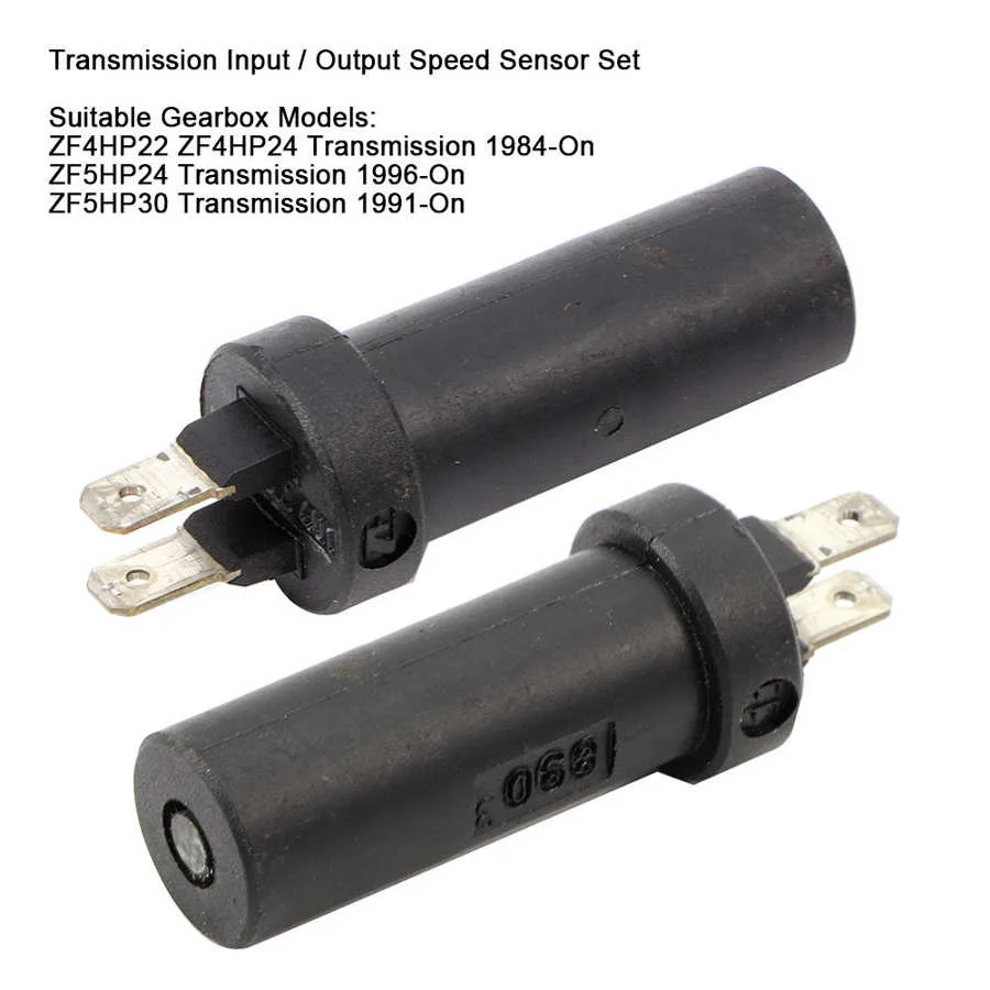 2pcs ZF5HP24 ZF5HP30 ZF4HP22 Transmission Input / Output Speed Sensor Set Replacement (99193 ...