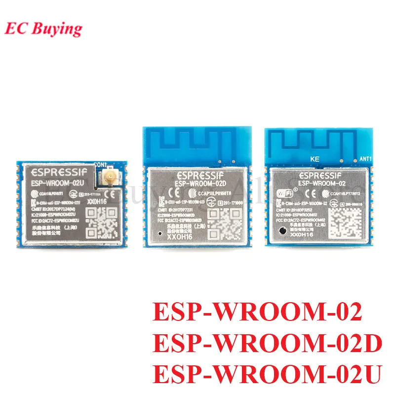 ESP-WROOM-02-ESP-WROOM-02D-ESP-WROOM-02U-2MB-4MB-Flash-ESP8266-ESP ...