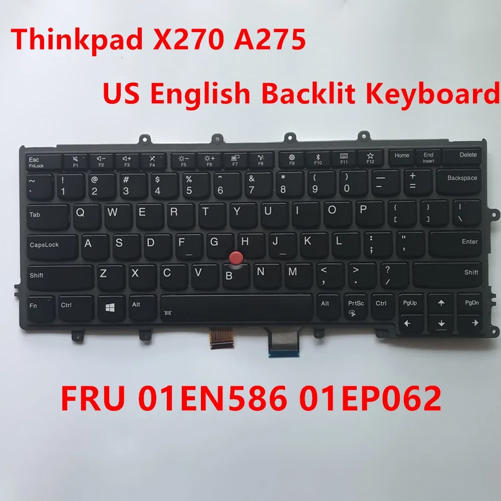New Original US English Backlight keyboard For Lenovo Thinkpad X270 ...